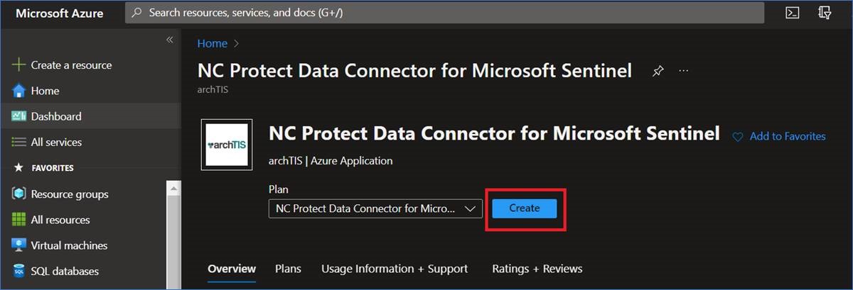 How do I deploy the NC Protect Data Connector for Microsoft Sentinel ...